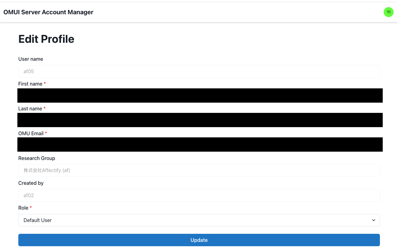 Managing Users | OMUI Server User Guide